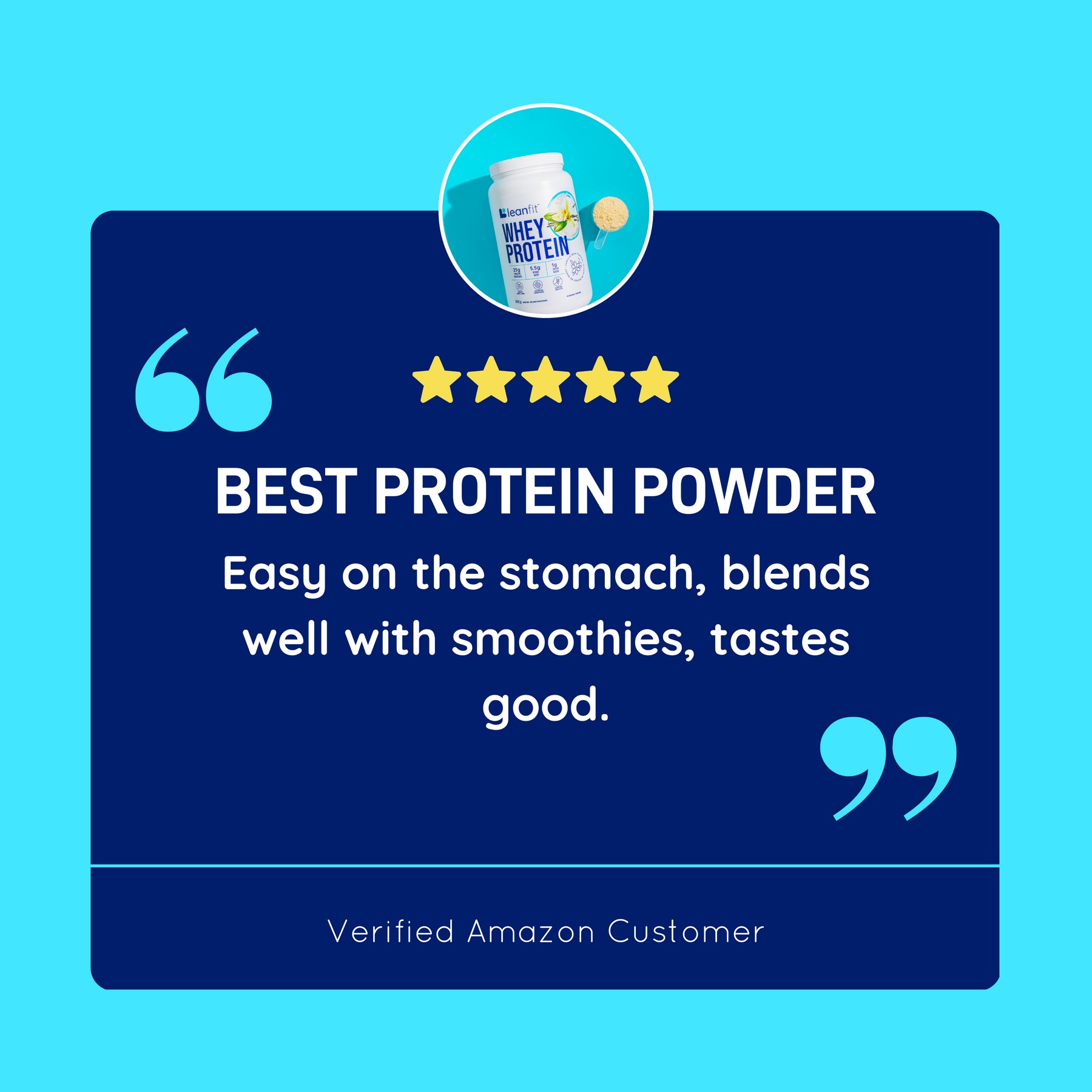 LEANFIT WHEY PROTEIN™ Vanilla 1.83 lbs | Grass-Fed Whey Protein Powder ...